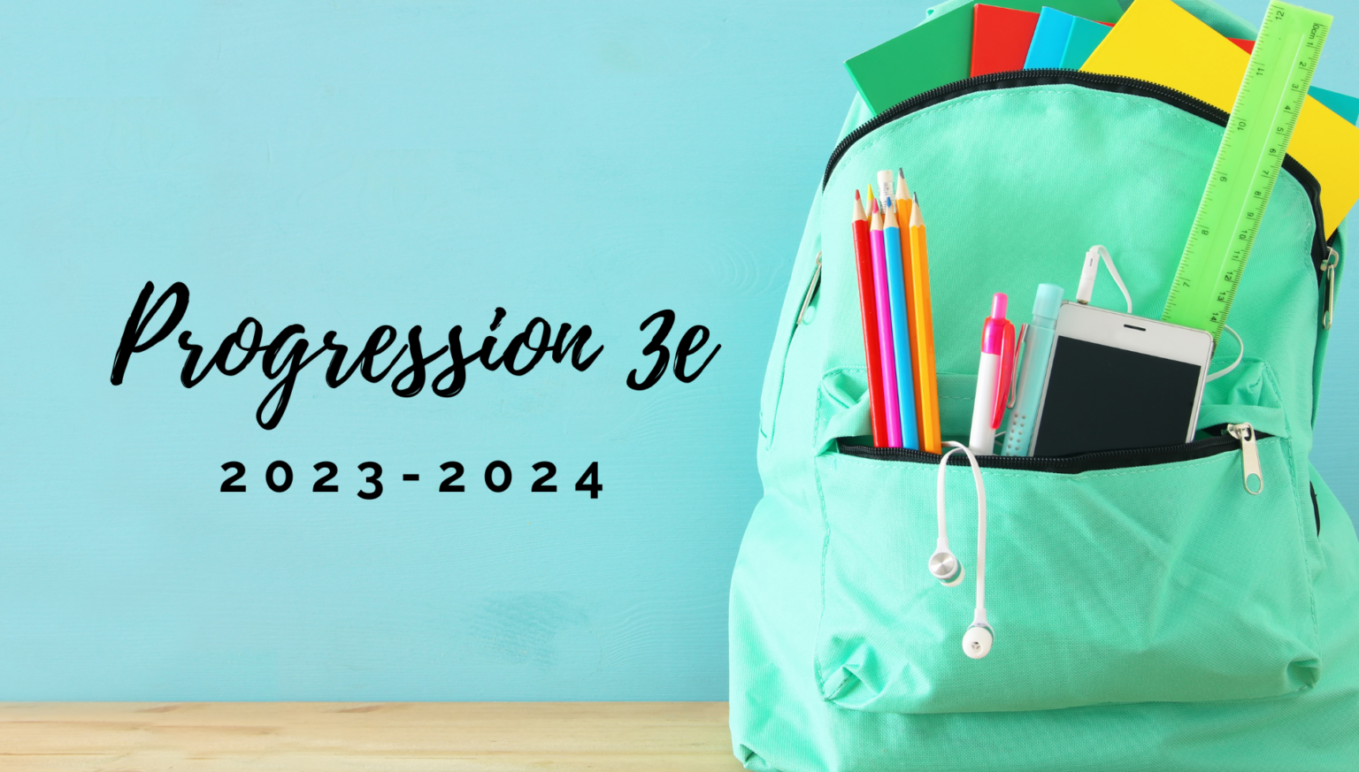 Progression 3e (2023-2024) – Knocking on Teachers' Door
